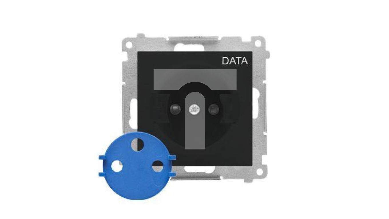 Simon 55 Gniazdo DATA z kluczem uprawniającym (moduł) 16 A, 250 V ...
