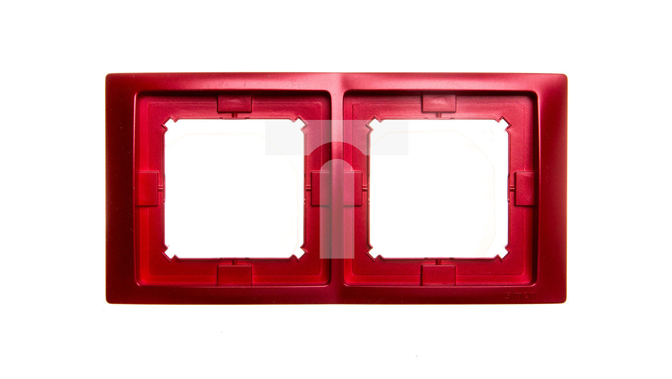 Simon Basic Neos Ramka podwójna IP44 rubinowy BMRC2B/033 – Kontakt ...