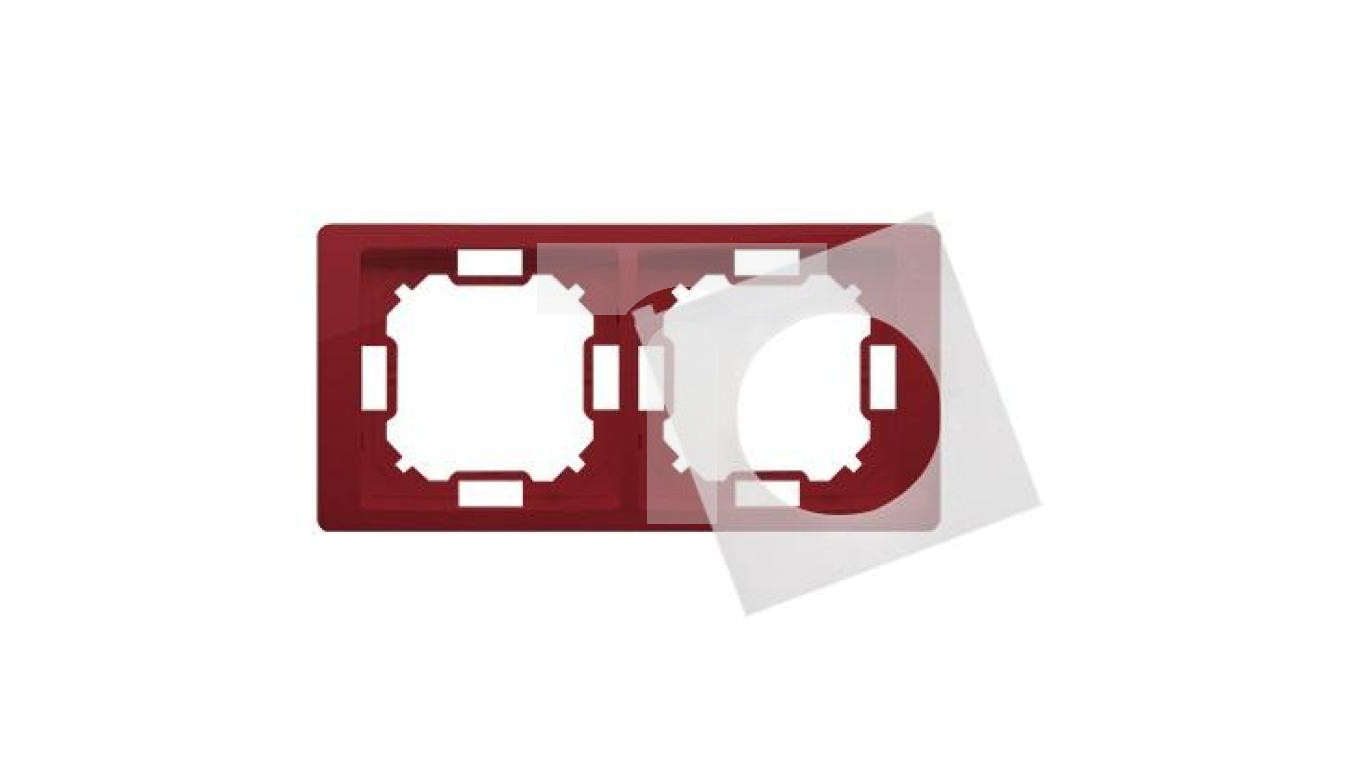 Simon Basic Neos Ramka podwójna IP44 rubinowy BMRC2B/033 – Kontakt ...