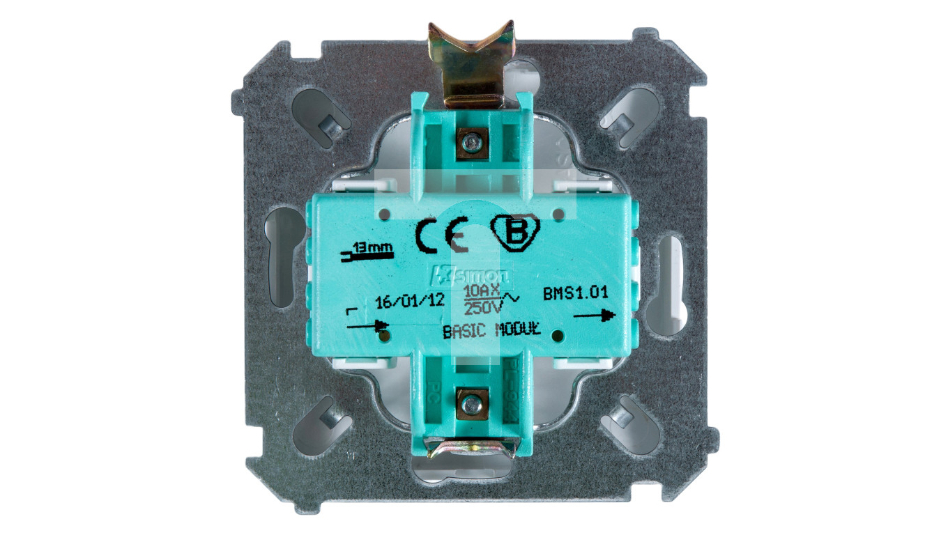 Simon Basic Przycisk /światło/, szybkozłącza, biały BMS1.01/11 ...