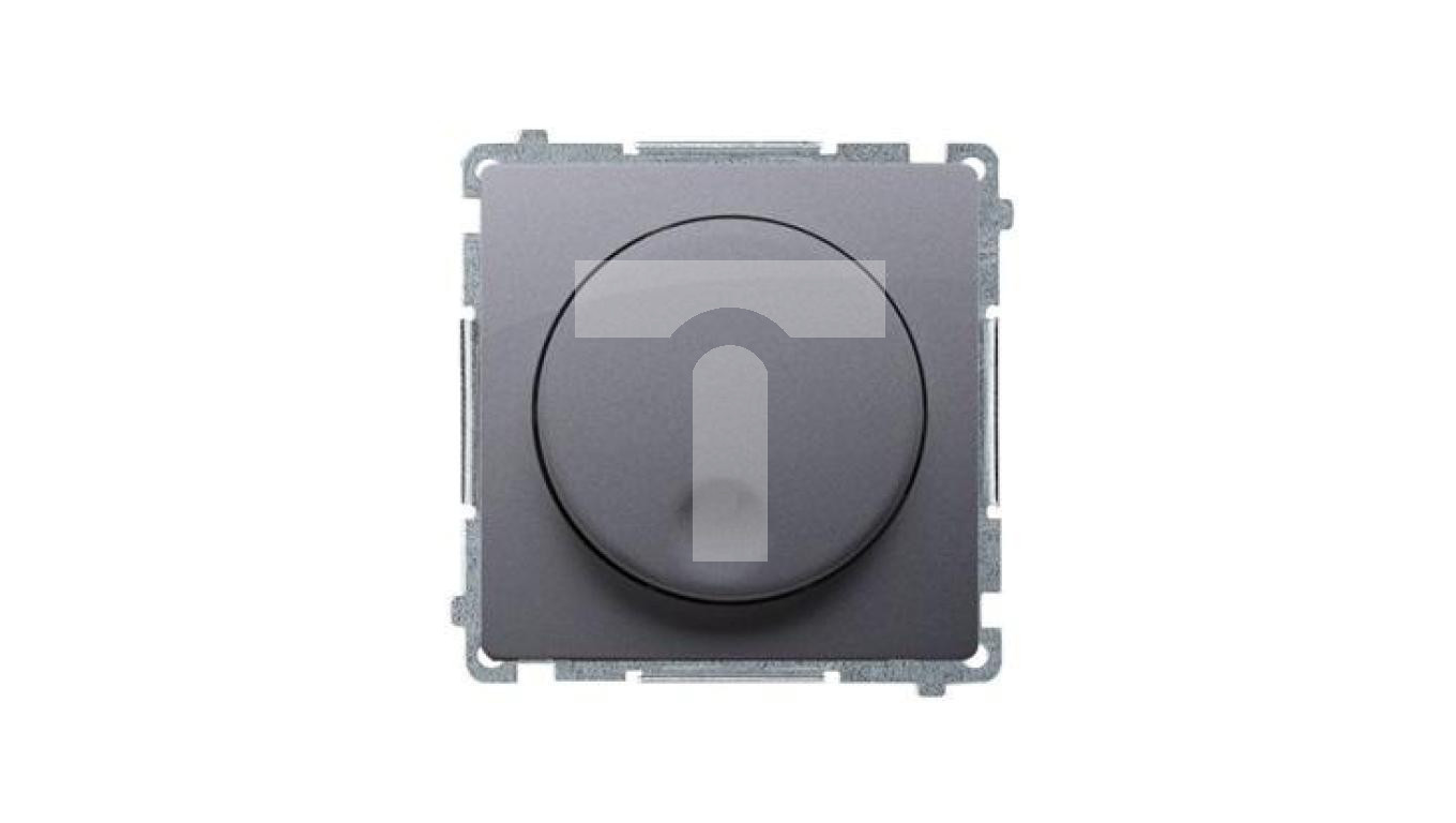 Simon Basic Ściemniacz naciskowo-obrotowy 20–500W 230V srebrny mat ...