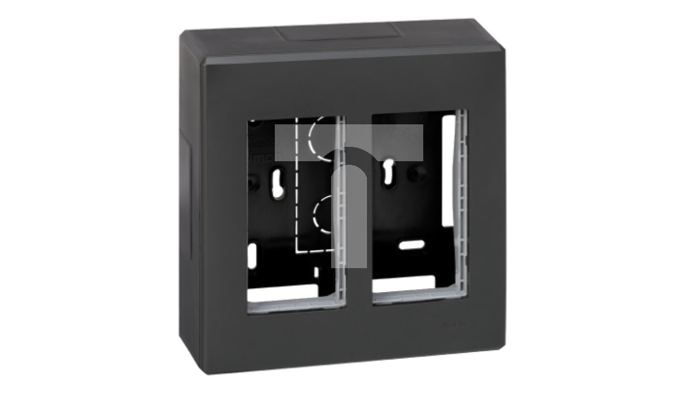 Simon Connect Obudowa natynkowa S500 2-modułowa, 4x K45 kompletna szary ...