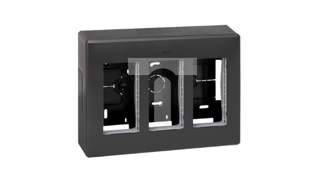 Simon Connect Obudowa natynkowa S500 3-modułowa 6x K45 kompletna szary ...