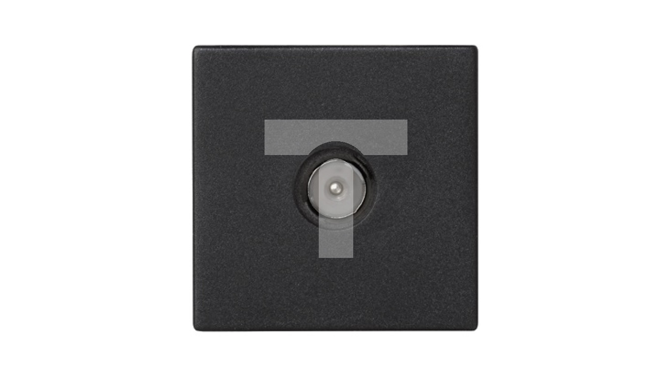 Simon Connect Płytka K45 gn. TV męskie 45x45mm + wkład szary grafit ...