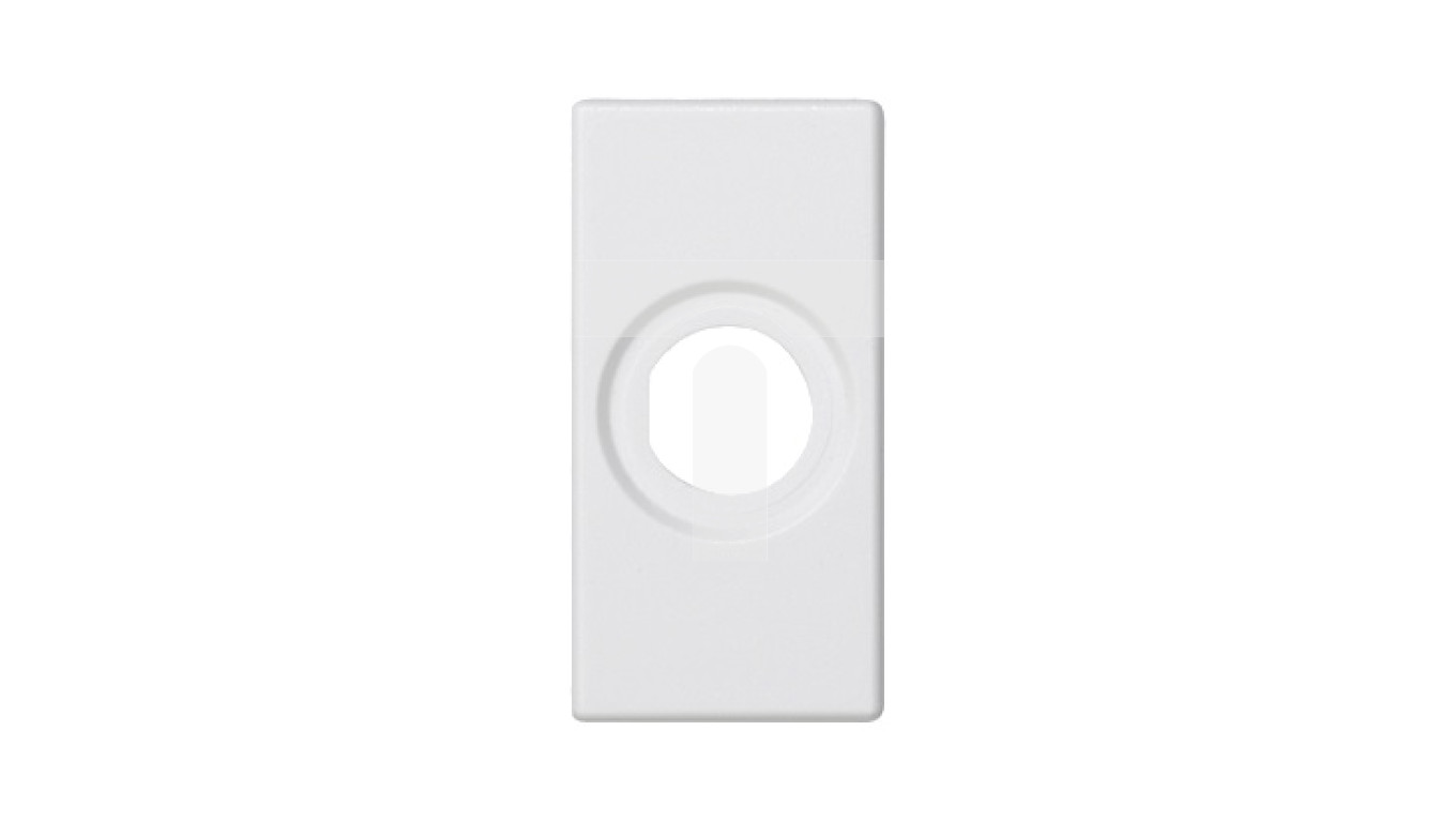 Simon Connect Płytka K45/2 22,5x45mm z otworem fi14mm czysta biel K103 ...