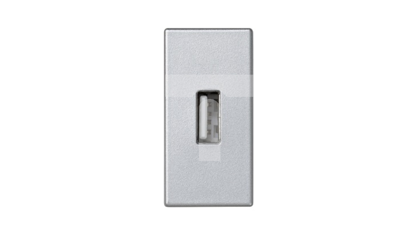 Simon Connect Płytka K45/2 złącza USB typ A żeńskie 22,5x45mm + gniazdo ...