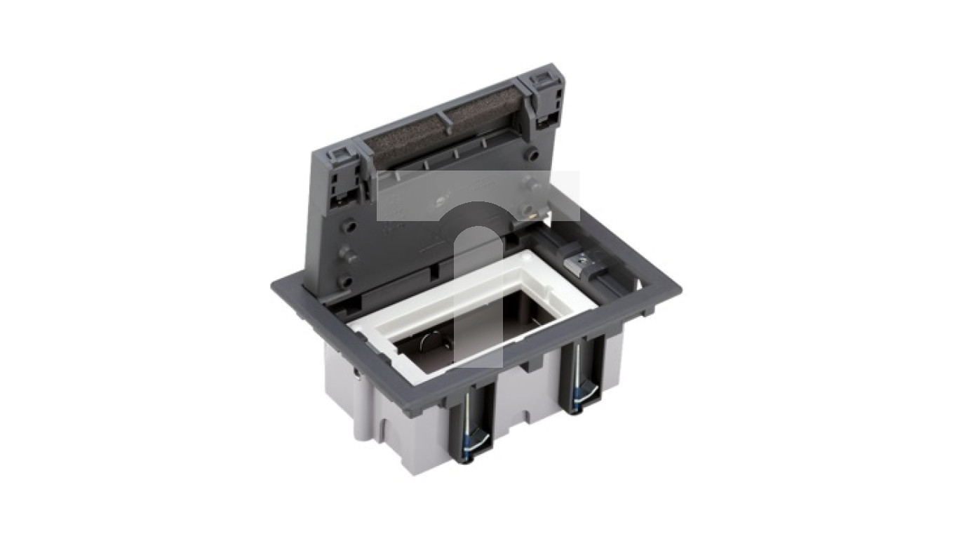 Simon Connect Puszka podłogowa S500 1-modułowa, 2x K45, gł. 70mm szary ...