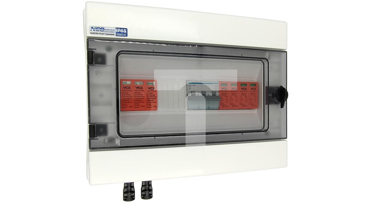 Skrzynka przyłączeniowa ACDC z ogranicznikiem przepięć Typ 1+2, 1 MPPT, 16A 3-F I 33161 ACDC ...