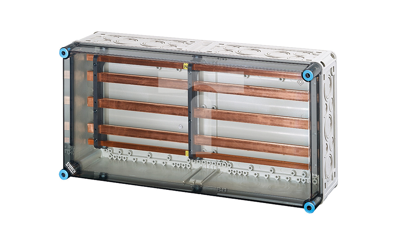 Skrzynka szynowa Mi, IP 65, wlk. 4 - 600x300x170, 400 A, 5-bieg. Mi 6455 2000787 – HENSEL | TIM SA
