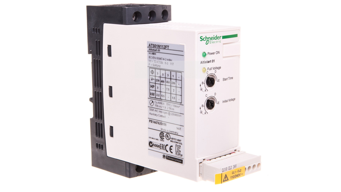 Softstart 1/3-fazowy 110-480V 12A 1,5/2,2/5,5kW 230/230/400V Altistart ...