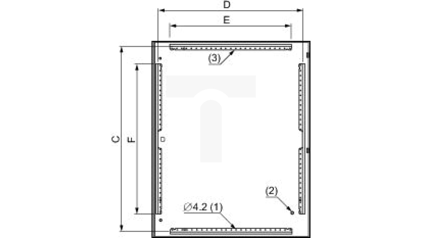 Spacial S3DEX (ATEX) 400x400x200mm, IP66 IK10 RAL7035 NSYS3DEX4420 ...