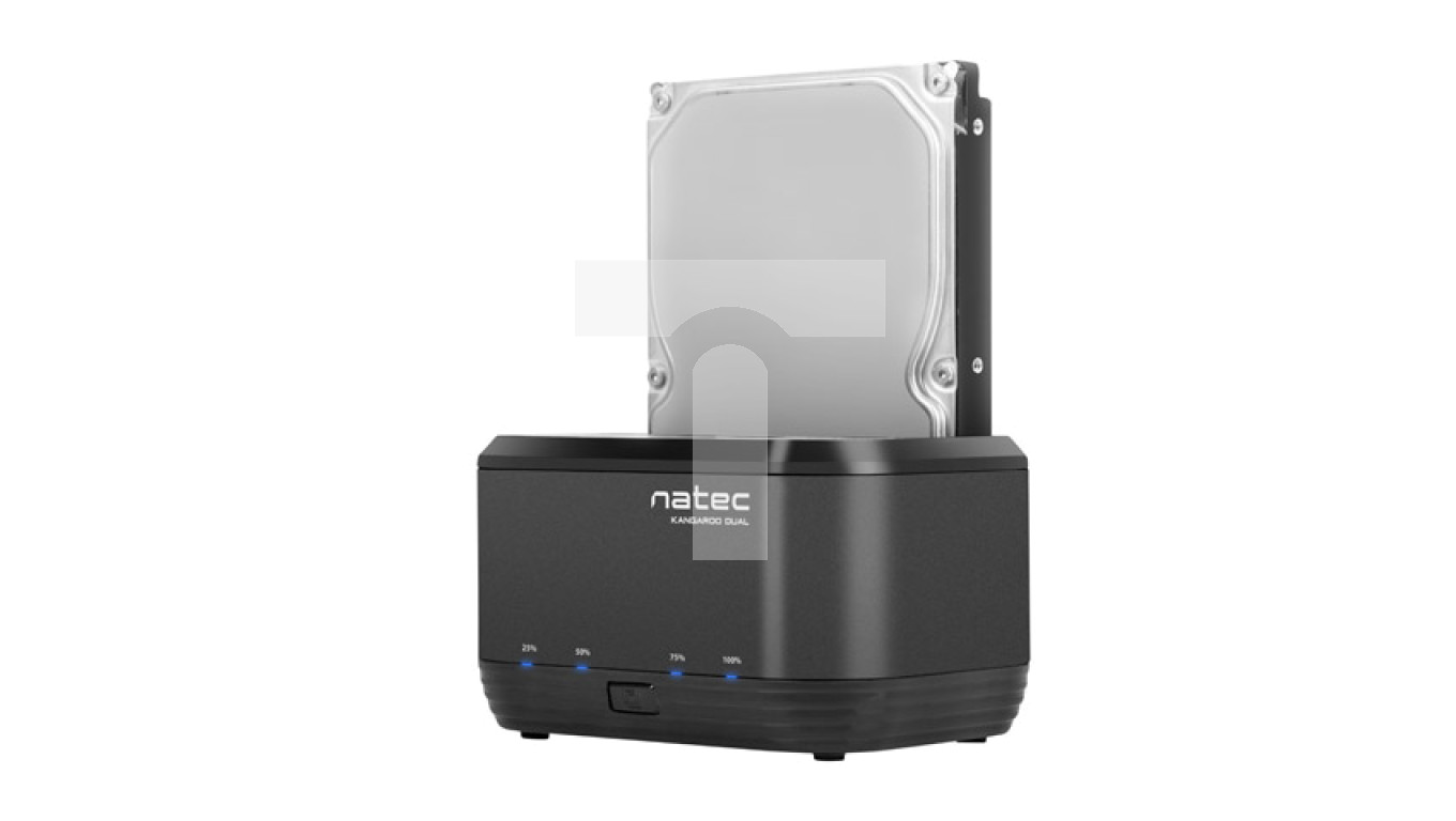 Stacja dokująca HDD NATEC KANGAROO DUAL 2.5/3,5 USB 3.0 + zasilacz ...
