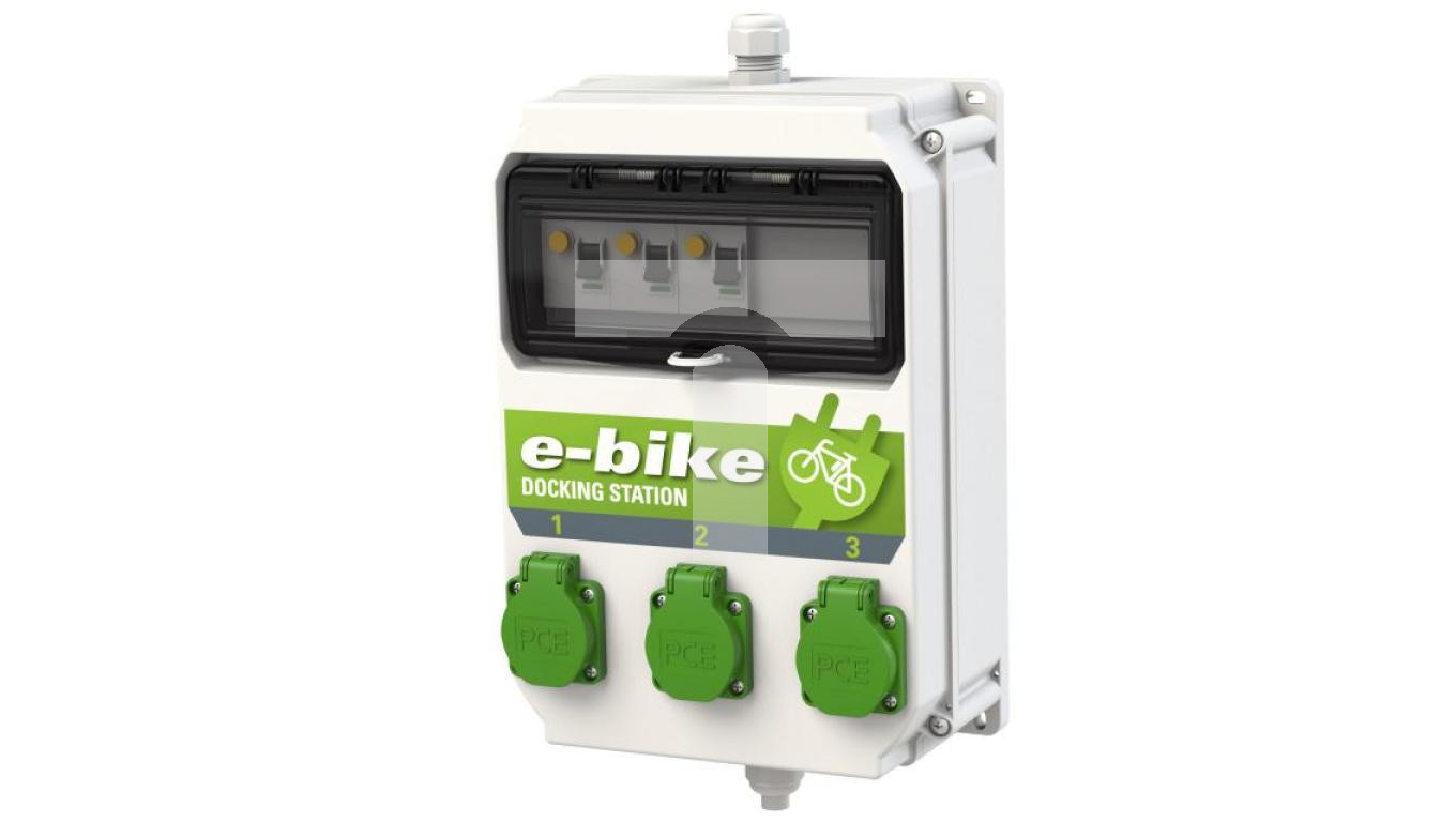 Stacja ładowania dla rowerów elektrycznych HEL 3GS*3CKN6-C6/0,03 typ A e-bike IP54 9134248W ...