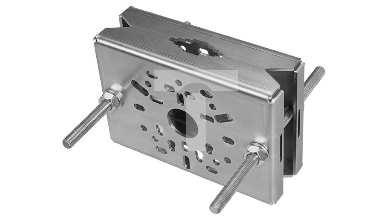 Stalowy uchwyt słupowy adapter do kamer kopułowych tubowych i ...