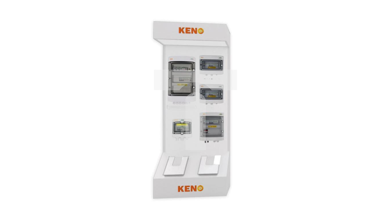 Stand pokazowy z skrzynkami przyłączeniowymi (STAND_COMBINER_BOXES ...