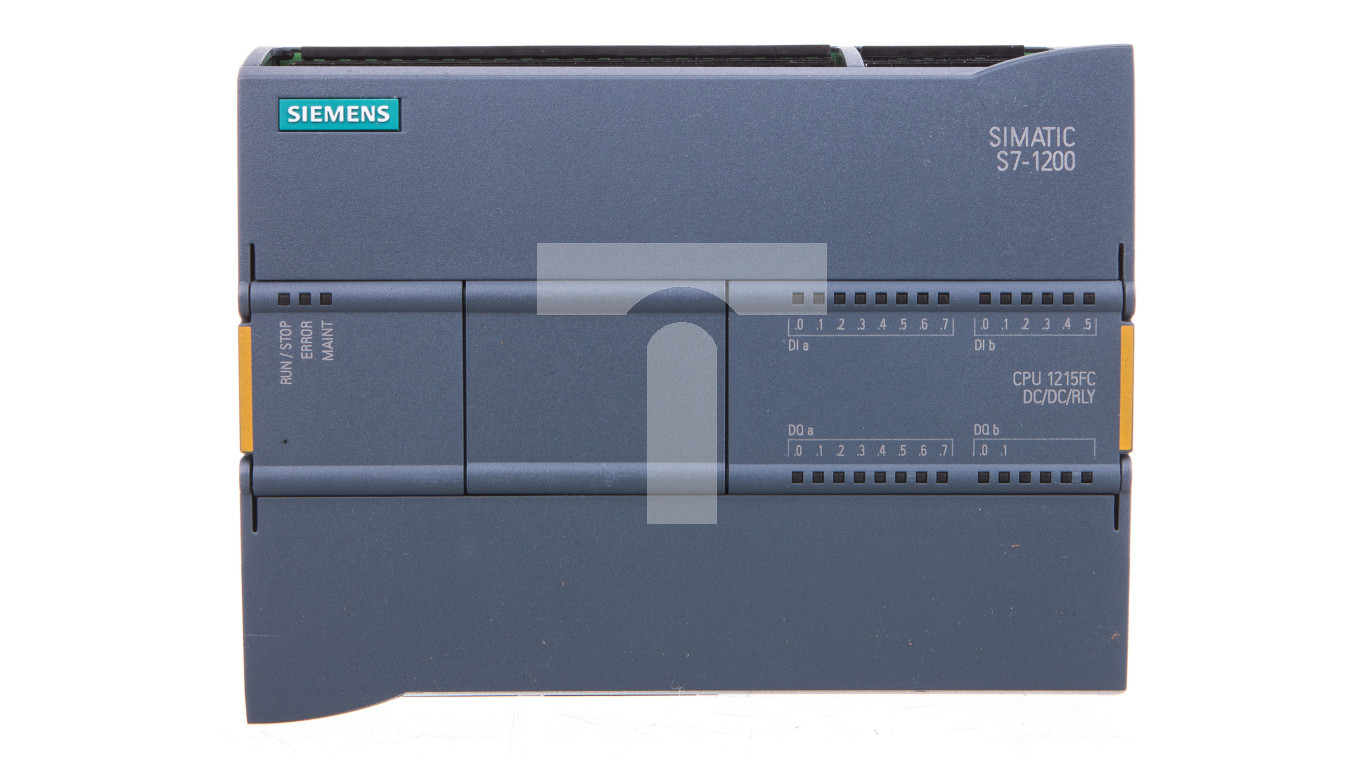 Sterownik PLC SIMATIC S7-1200F CPU 1215 FC DC/DC/relay 14DI 10DO 2AI 2AO 150KB 6ES7215-1HF40 ...