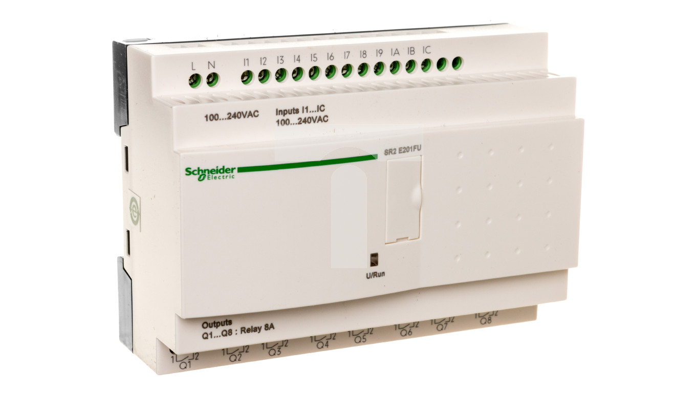 Sterownik programowalny 12 wejść 8 wyjść 100-240V AC RTC/LCD Zelio ...