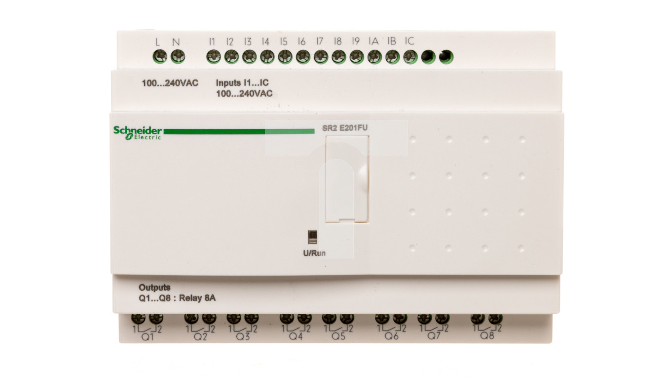 Sterownik programowalny 12 wejść 8 wyjść 100-240V AC RTC/LCD Zelio ...