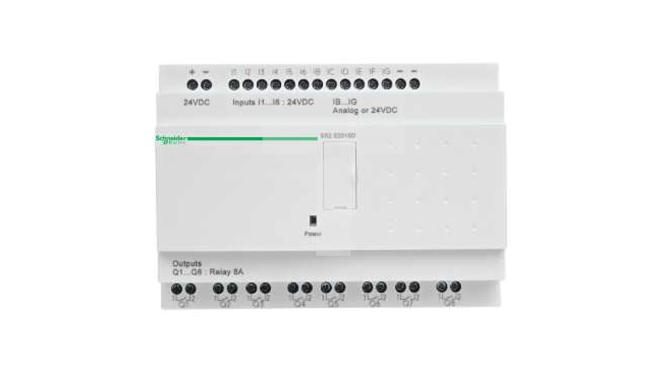 Sterownik programowalny 12 wejść 8 wyjść 100-240V AC RTC/LCD Zelio ...