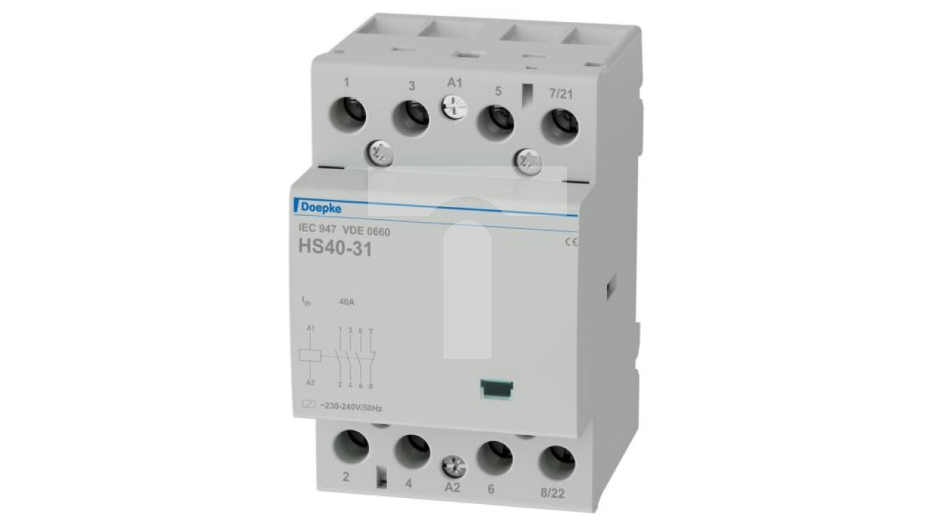 STYCZNIK HS 3 40-31 40A 230V AC 3 zwierny/ 1 rozwierny 09980416 ...