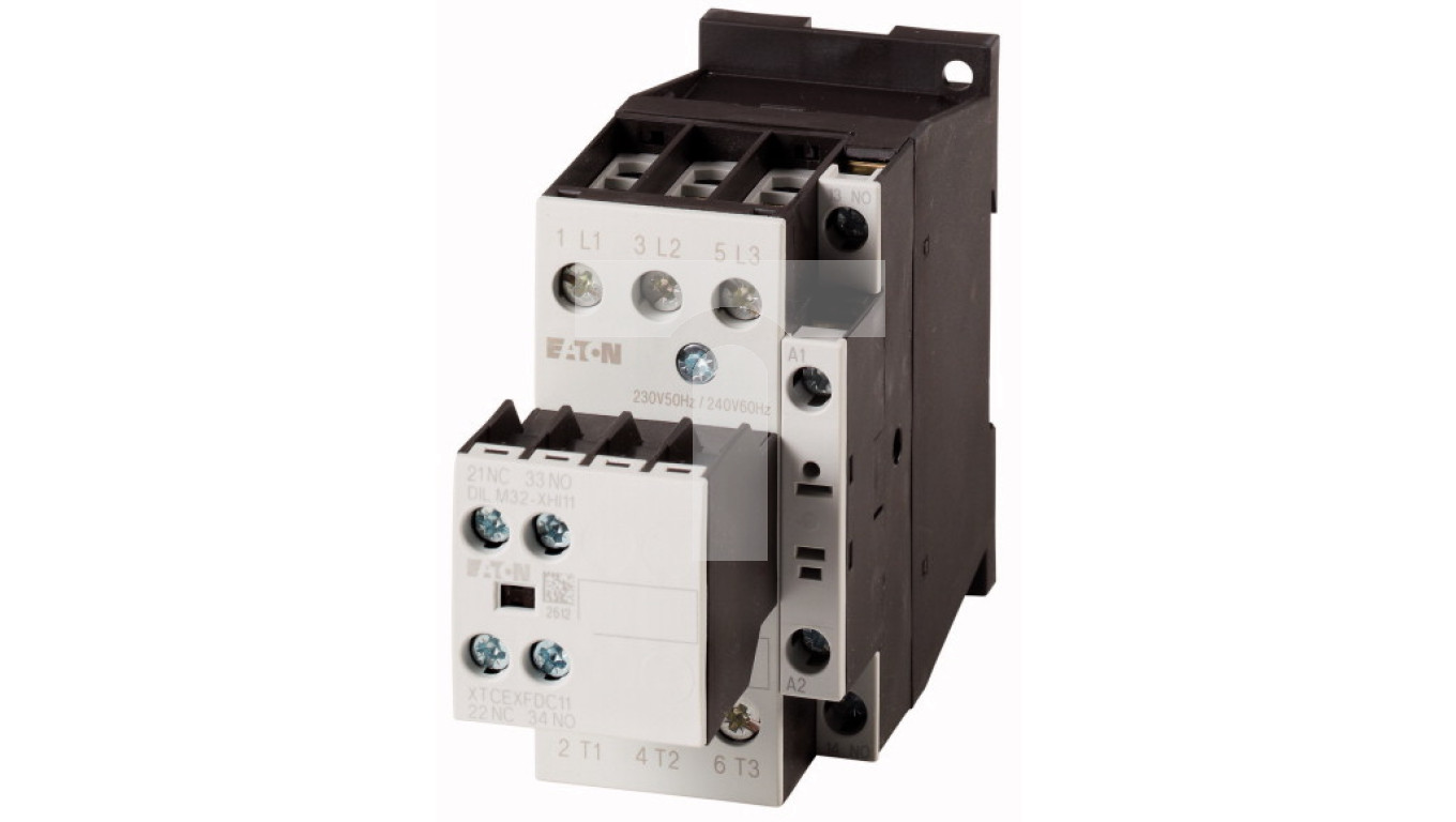 Stycznik mocy 17A 3P 230V AC 2Z 1R DILM17-21(230V50HZ,240V60HZ) 277068 ...
