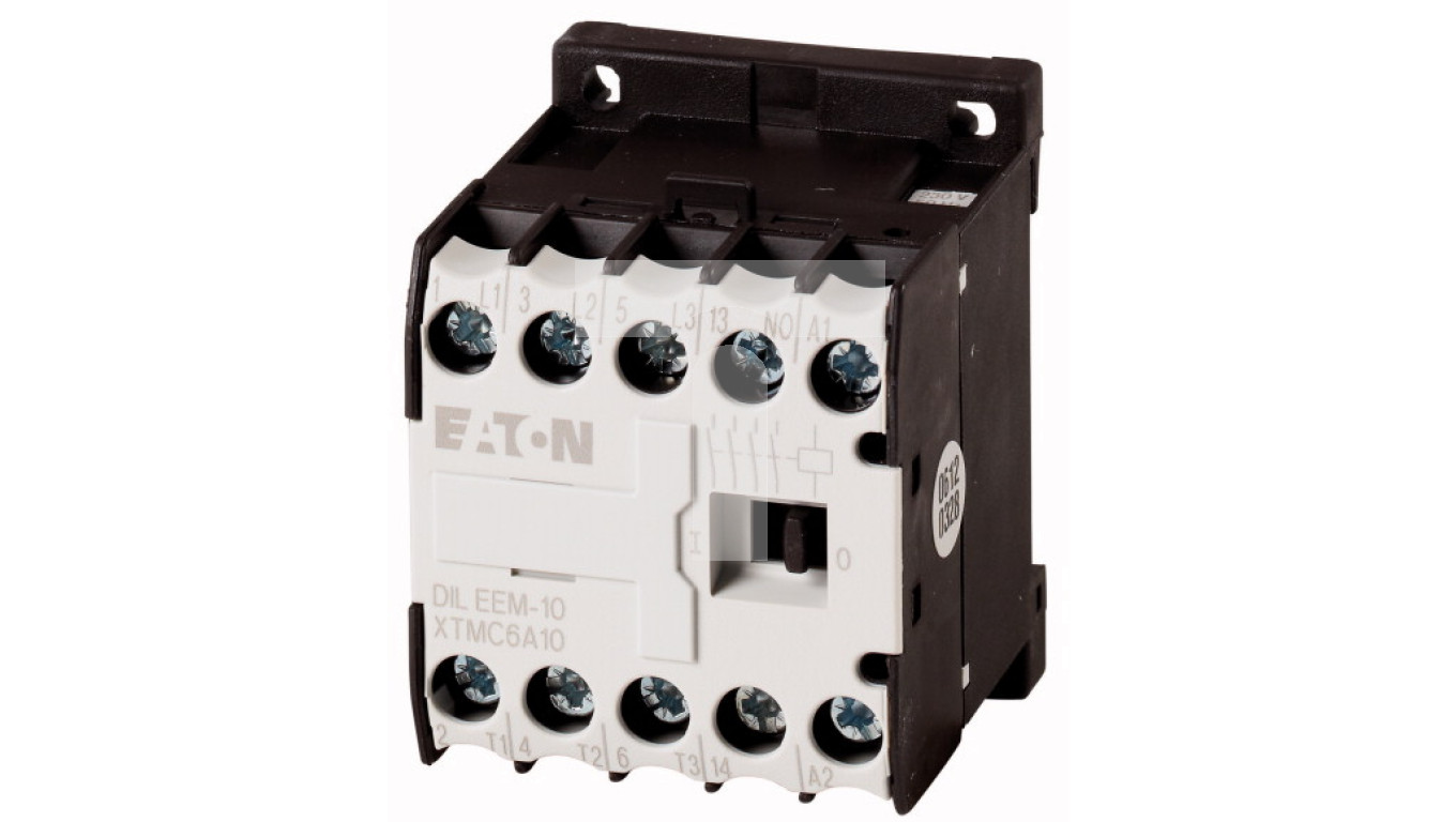 Stycznik mocy 3P 6A 3kW 12V DC 1Z 0R DILEEM-10-G(12VDC) 051644 – EATON ...