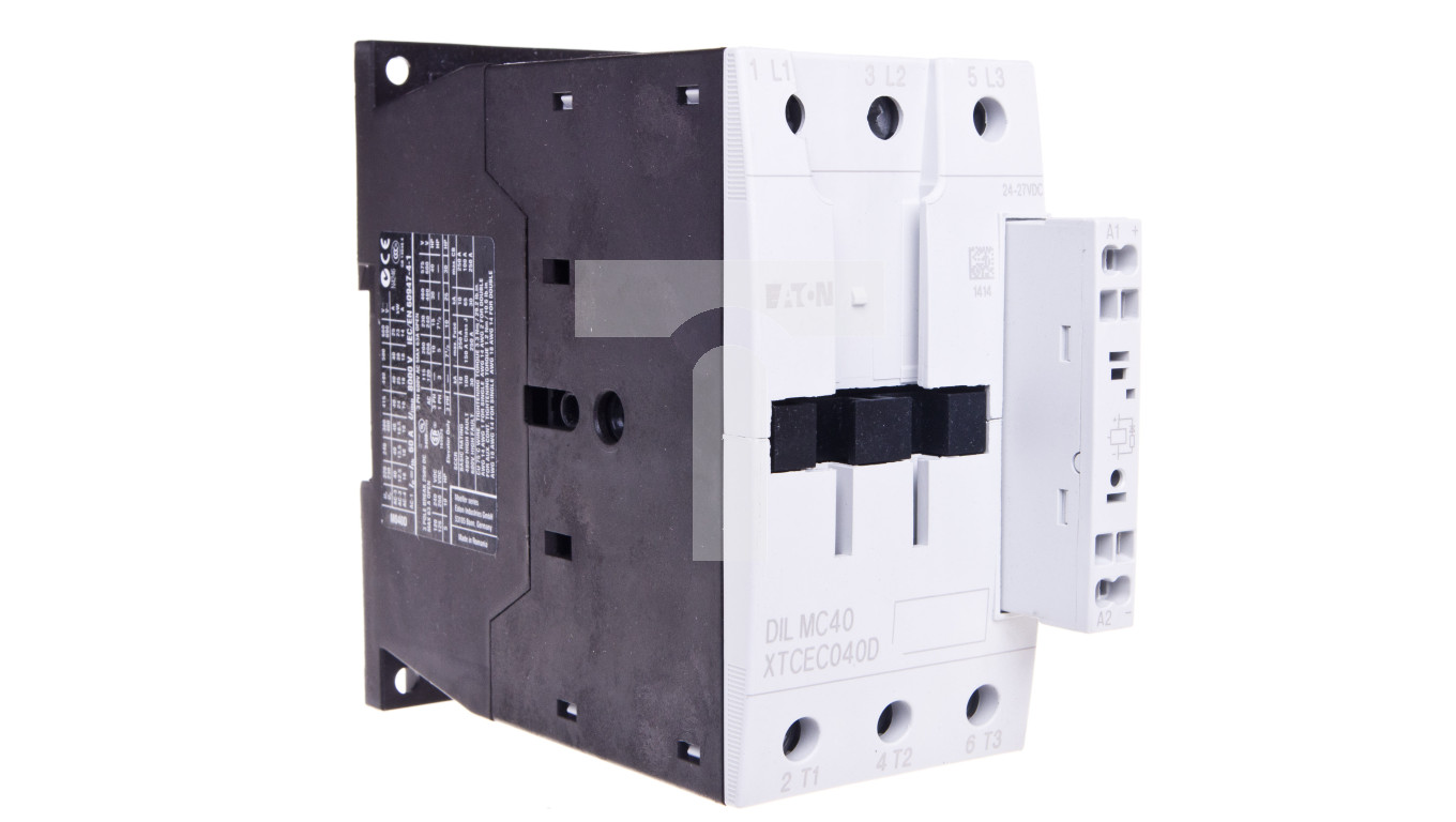 Stycznik mocy 40A 3P 24V DC 0Z 0R DILMC40(RDC24) 277979 – EATON | TIM SA