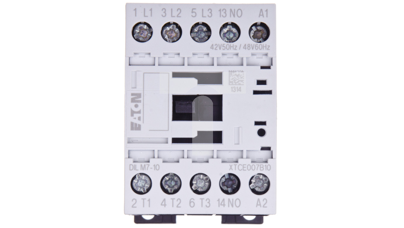 Stycznik mocy 7A 3P 42V AC 1Z 0R DILM7-10(42V50HZ,48V60HZ) 276546 ...