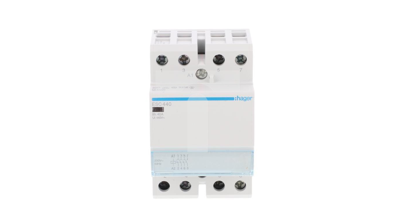 Stycznik modułowy 40A 4Z 0R 230V AC ESC440 – HAGER POLO | TIM SA