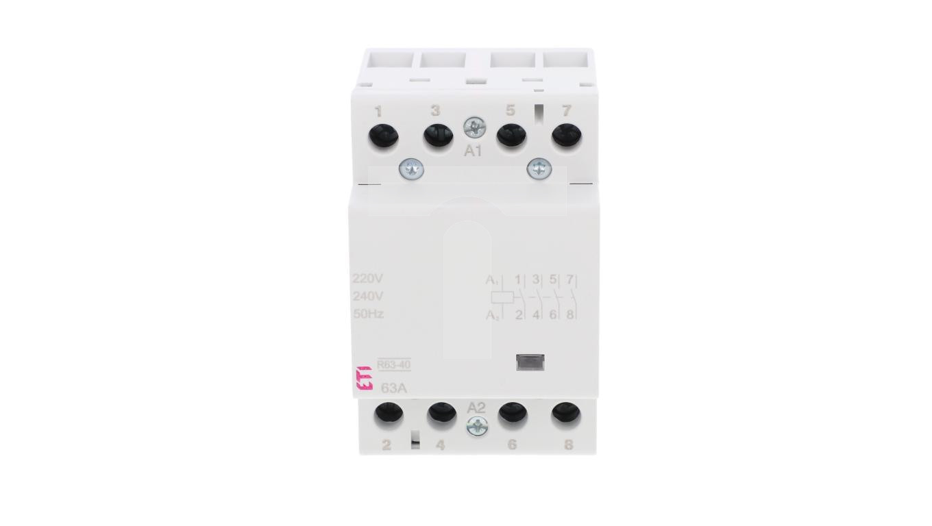 Stycznik modułowy 63A 230V AC 4Z 0R R 63-40 002463450 – ETI Polam | TIM SA