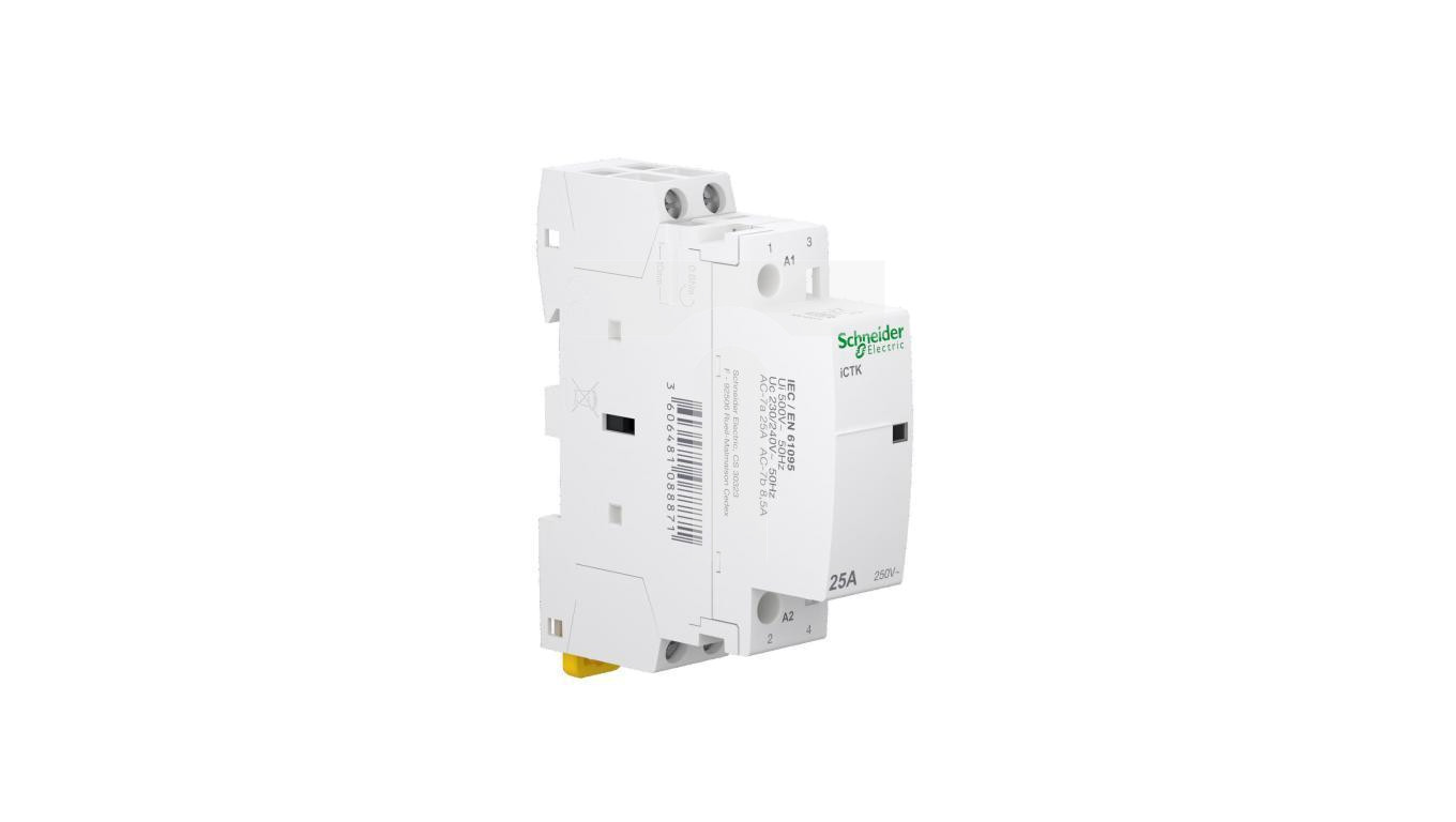 Stycznik modułowy Acti9 iCTK50-25-20-230 25A 2Z 50Hz 230/240V AC bez możliwości rozbudowy o ...