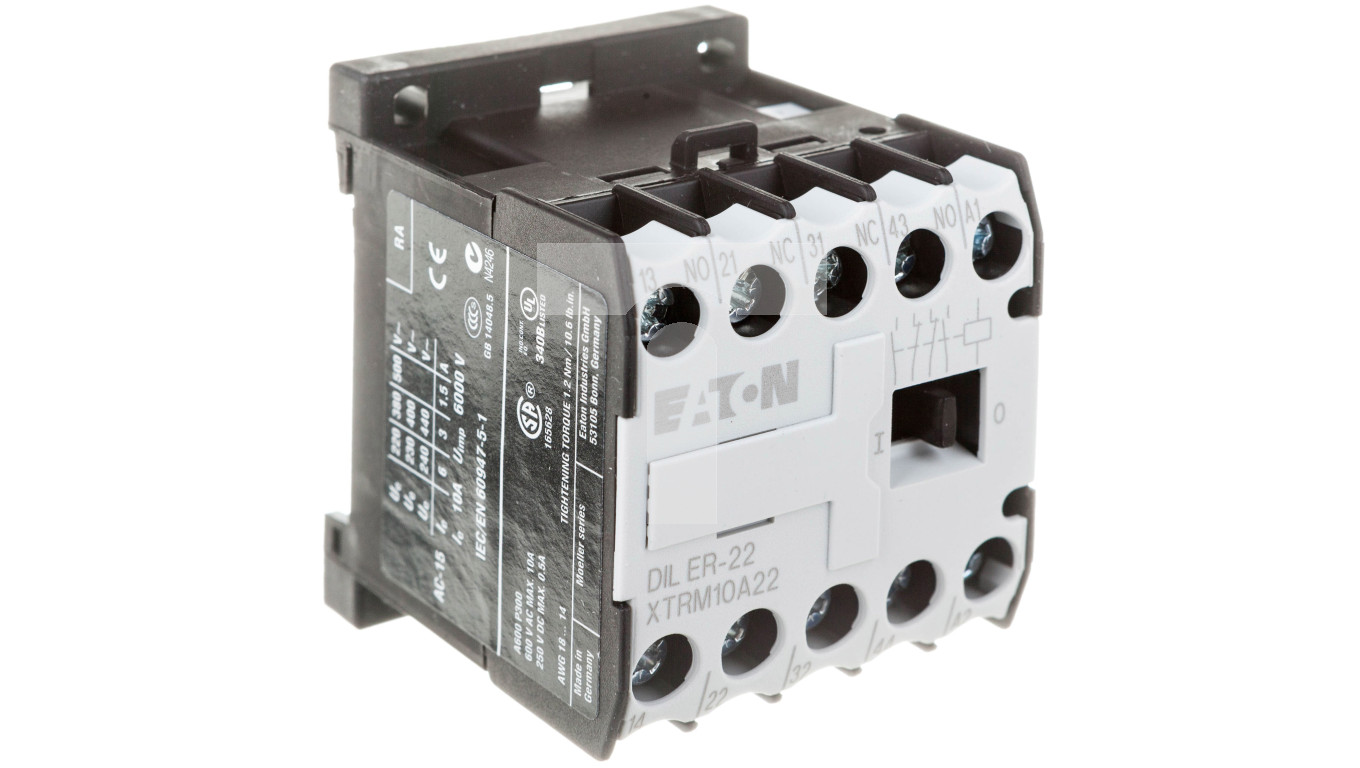 Stycznik pomocniczy 3A 2Z 2R 24V AC DILER-22(24V50/60HZ) 021704 – EATON ...