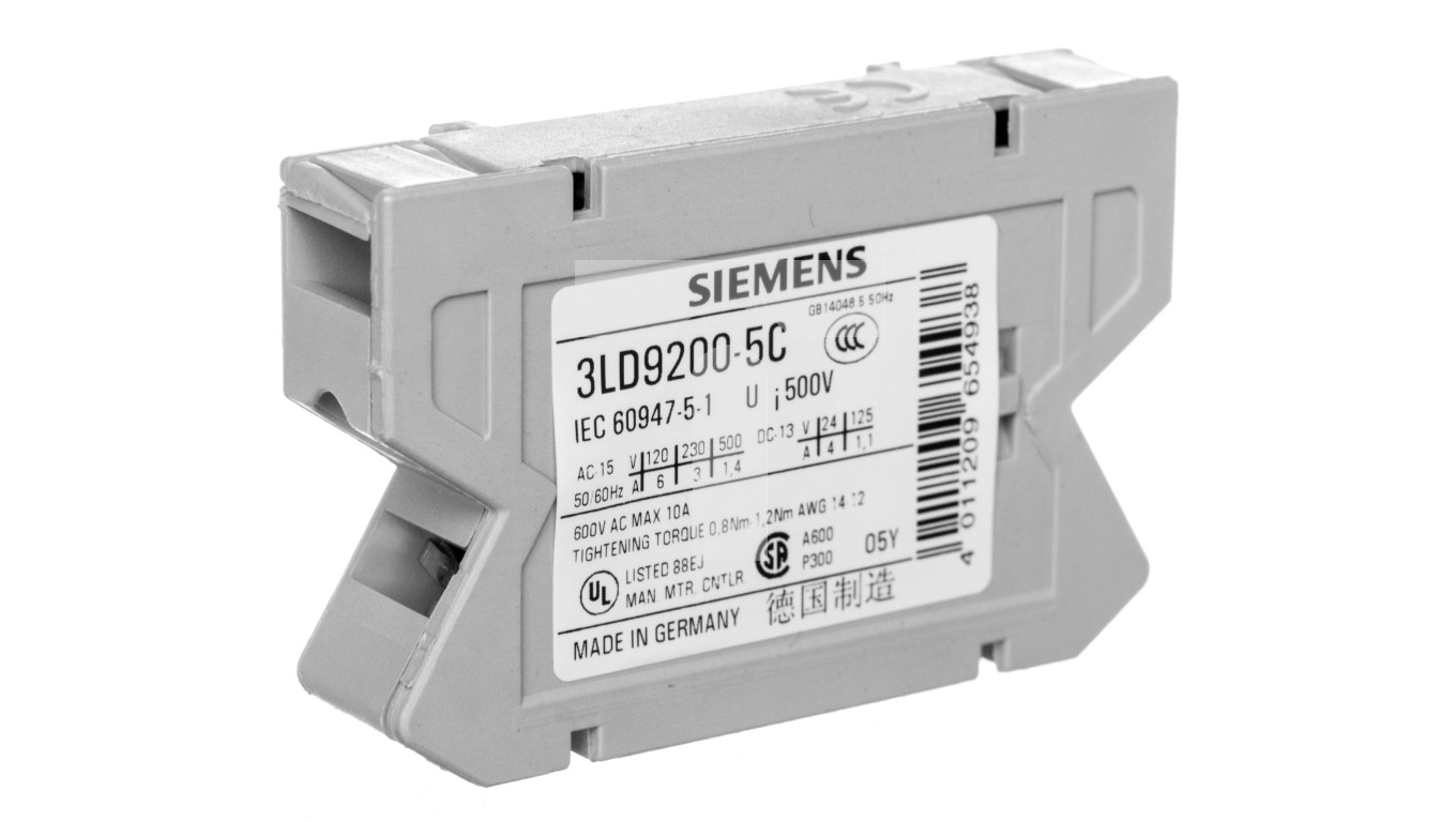 Styki pomocnicze 1Z 1R do rozłączników 3LD2 montowanych na płycie ...