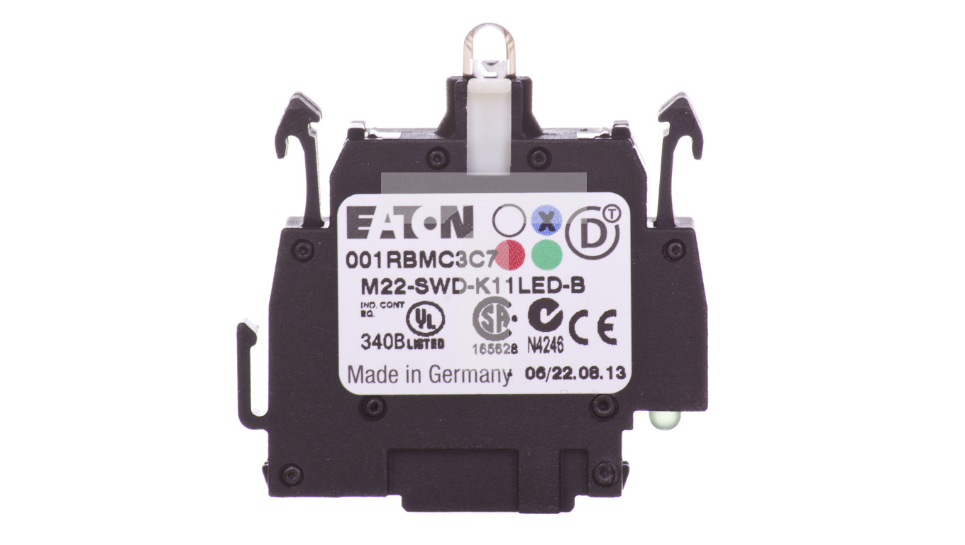 Styk pomocniczy 1Z 1R montaż czołowy dioda niebieska SmartWire-DT M22-SWD-K11LED-B 115973 ...