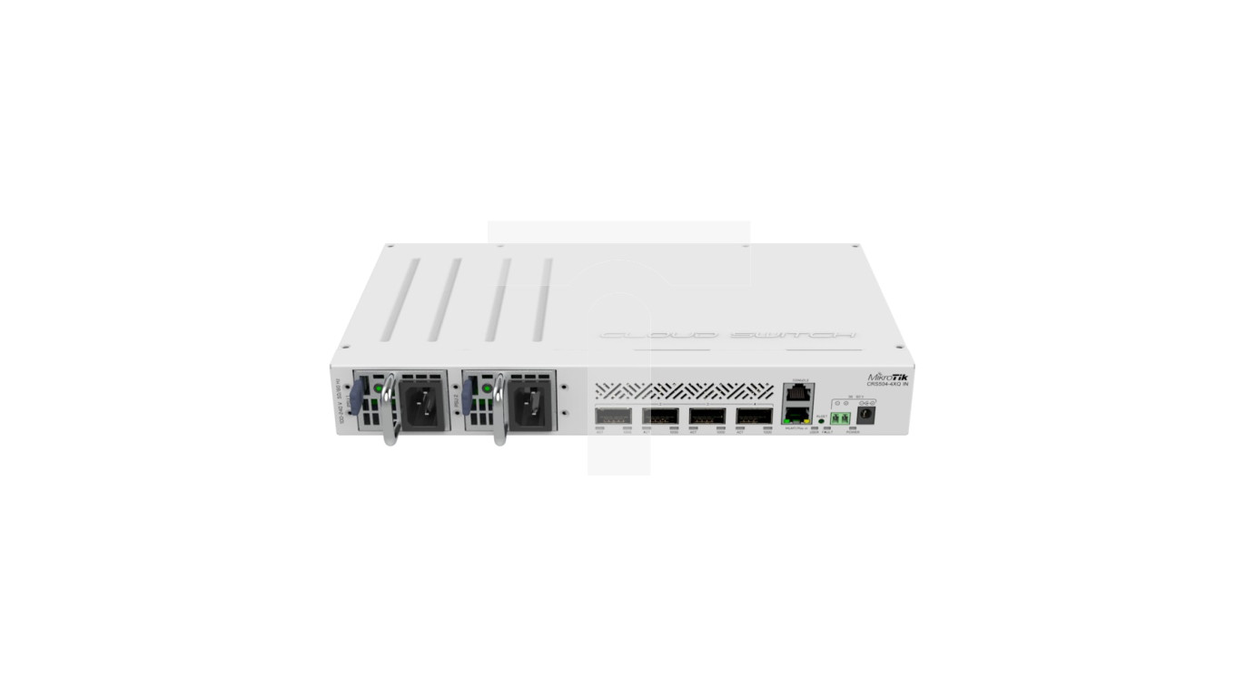 Switch Cloud Router Switch, 4x 100G QSFP28, 1x RJ45 100Mb/s MikroTik ...