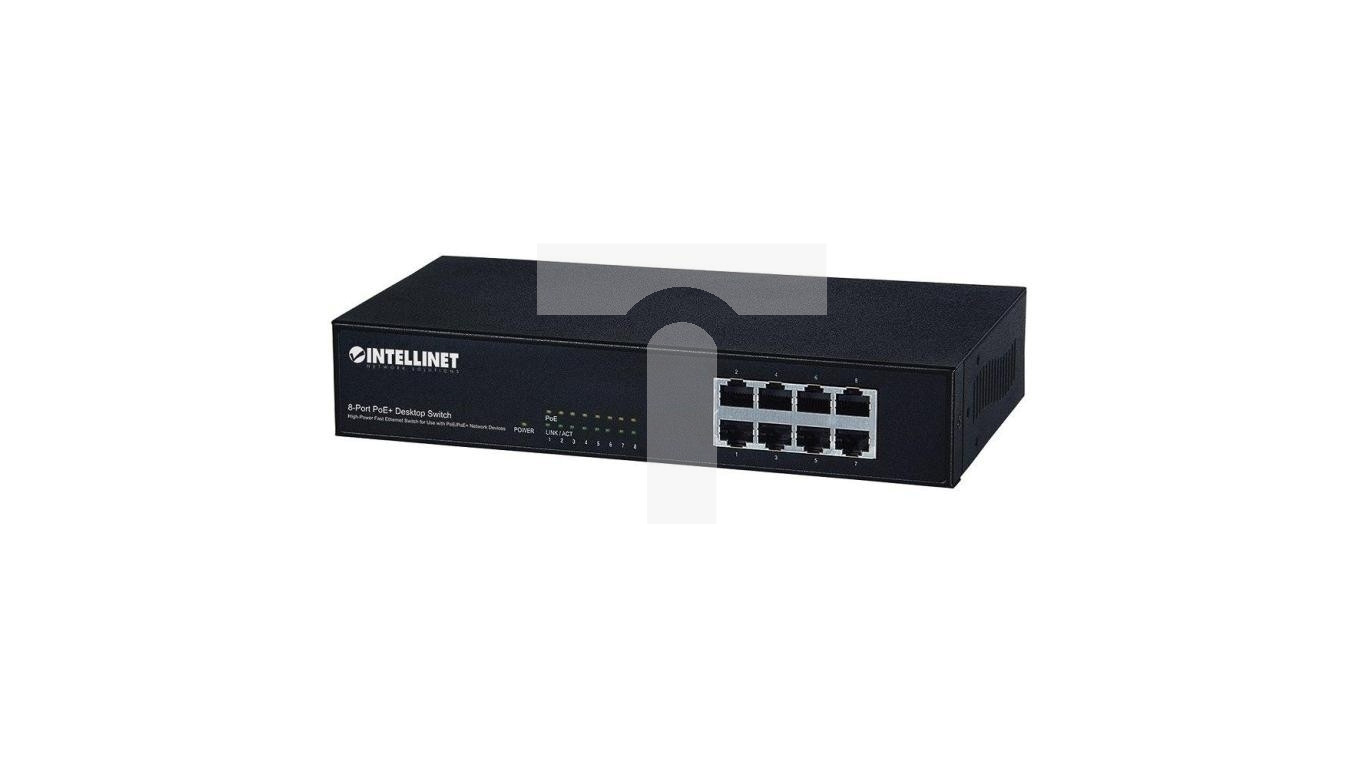 Switch Ethernet 8x 10/100Mbps RJ45 PoE/PoE+ Endspan Desktop ...