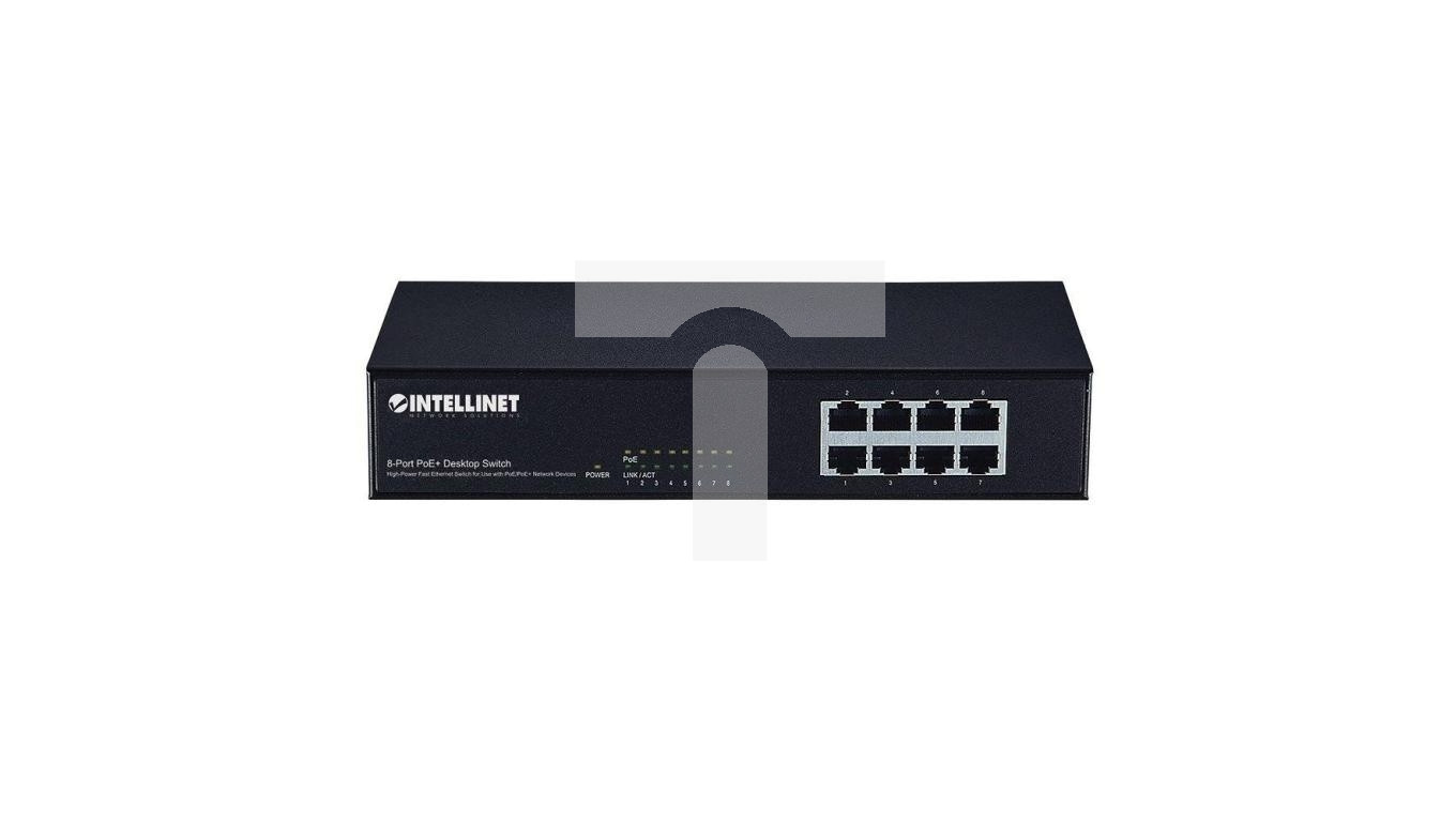 Switch Ethernet 8x 10/100Mbps RJ45 PoE/PoE+ Endspan Desktop ...
