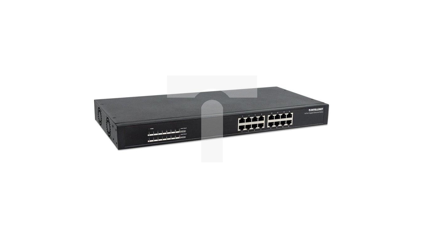 Switch Gigabit 16x 1000Mbps RJ45 PoE/PoE+ 220W Rack 19 560993 ...