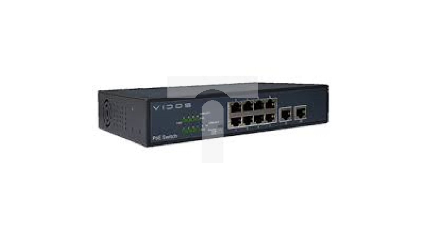 Switch PoE 8 portów PoE 2 porty Uplink do obsługi systemów ...