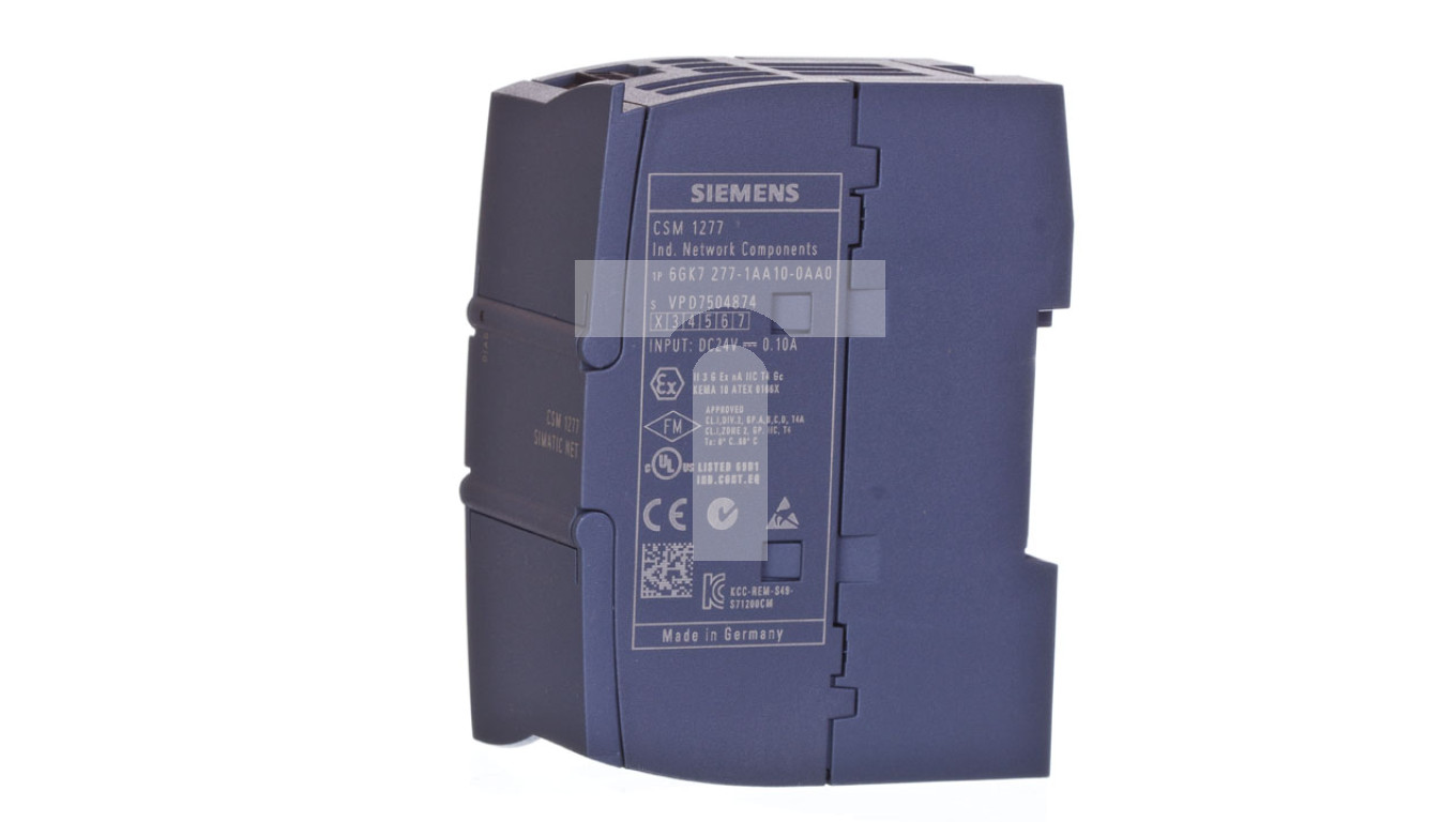 Switch przemysłowy CSM 1277 w konstrukcji S7-1200, 4x RJ45 10/100 Mb/s ...