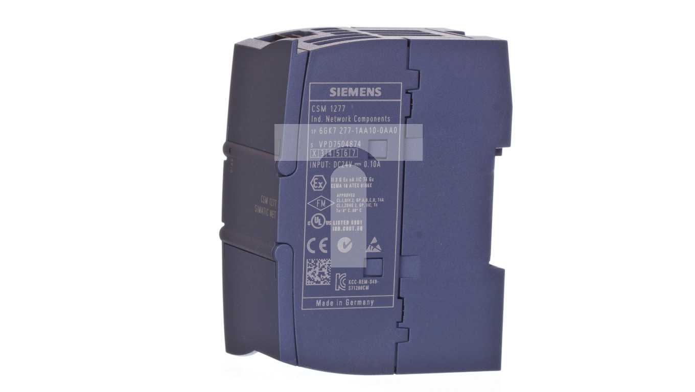 Switch przemysłowy CSM 1277 w konstrukcji S7-1200, 4x RJ45 10/100 Mb/s ...