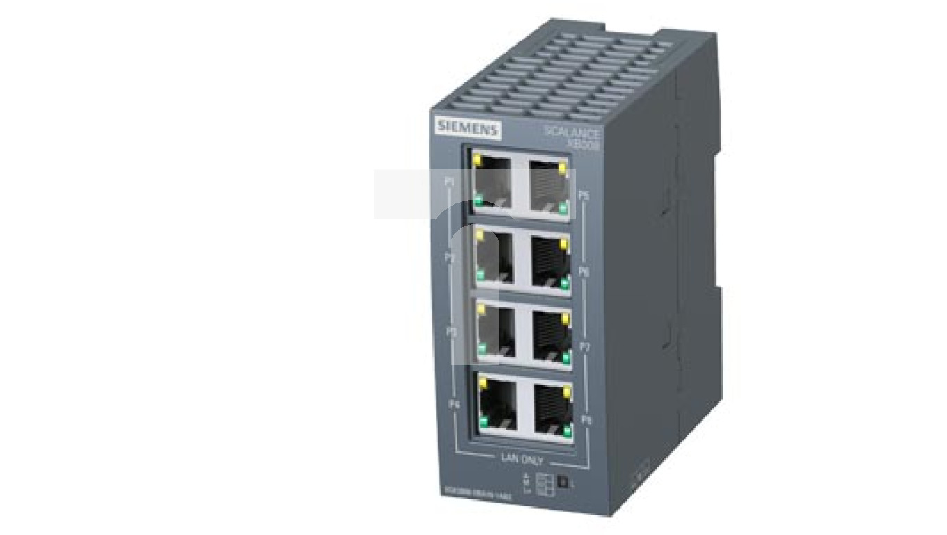 Switch przemysłowy 8 portów RJ45 10/100Mb/s SCALANCE XB008 6GK5008 ...