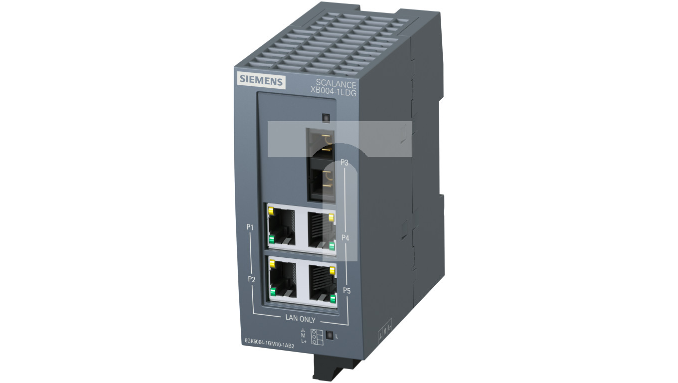 Switch przemysłowy SCALANCE XB004-1LDG 4xRJ45 10/100/1000 Mbit/s, 1x SM ...