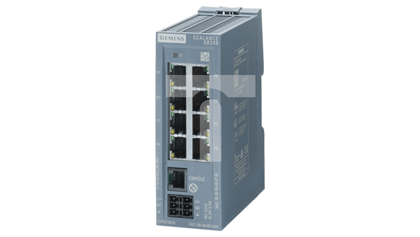 Switch przemysłowy zarządzalny SCALANCE XB208 8x10/100 Mbit/s RJ45 ...