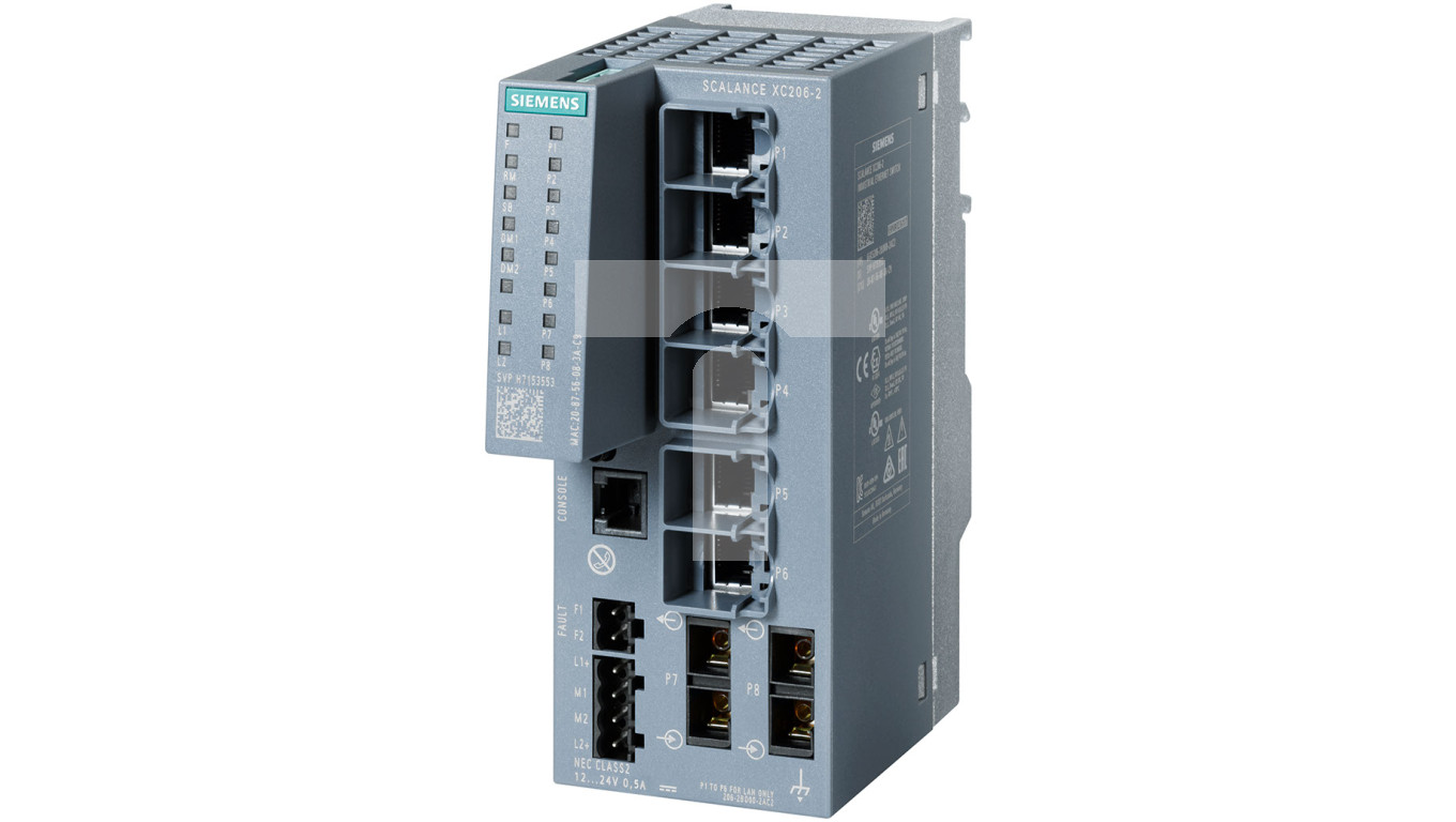 Switch przemysłowy zarządzalny SCALANCE XC206-2 6x10/100 Mbit/s RJ45 ...