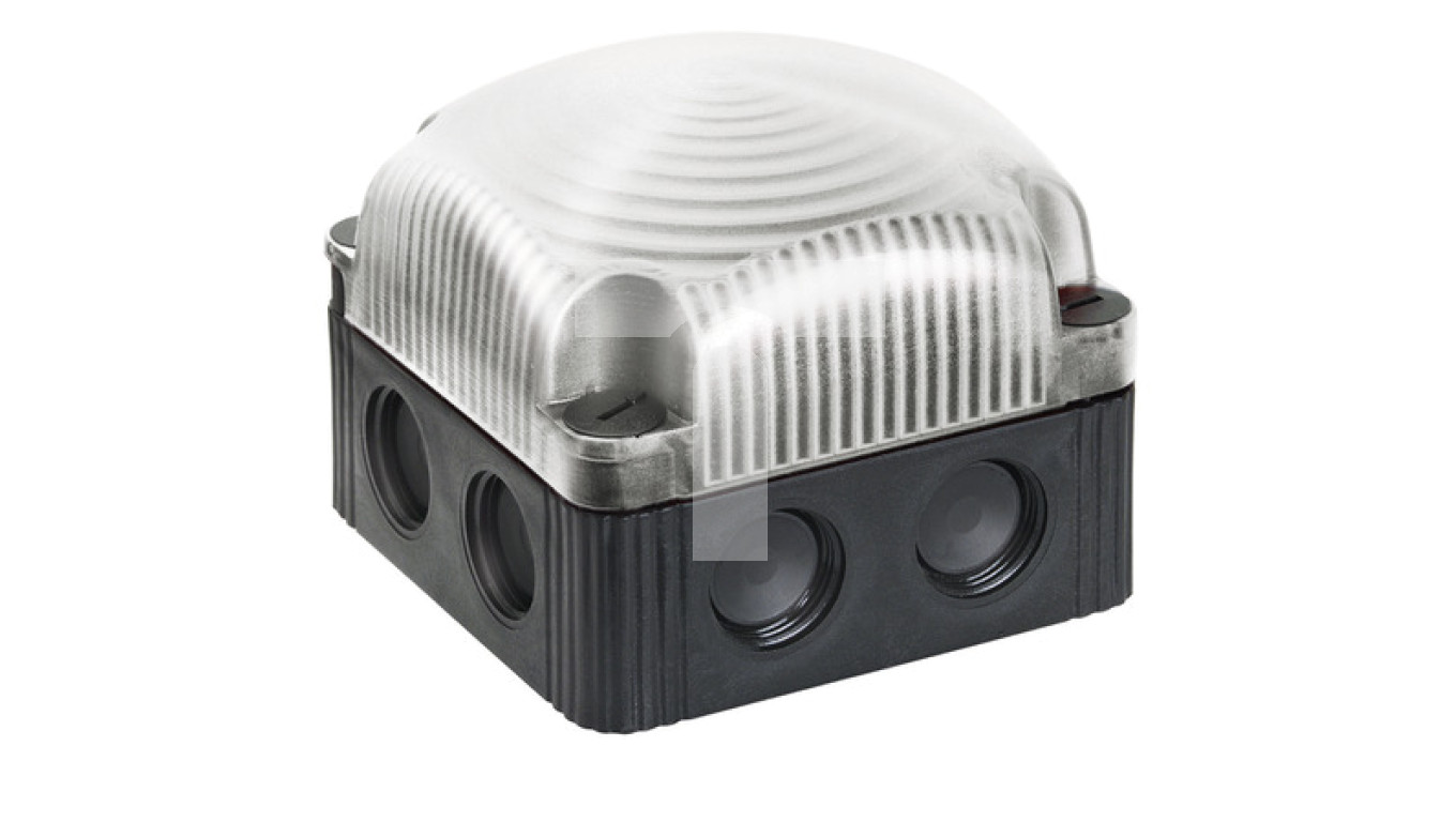 Sygnalizator ostrzegawczy przezroczysty 24V DC LED stały IP66 853.400. ...