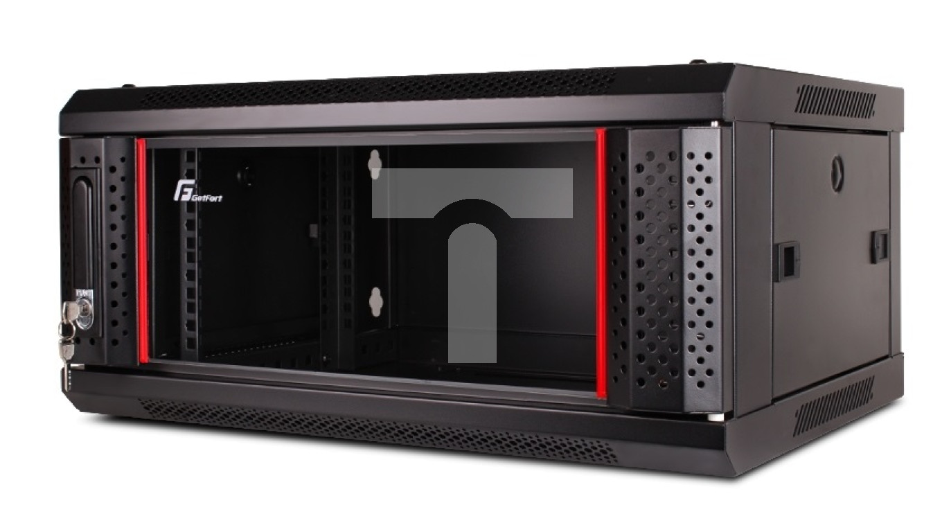 Szafa Rack 19 4U, 600x450, wisząca (WGF04-64EH-WGB) GETFORT – GetFort | TIM SA