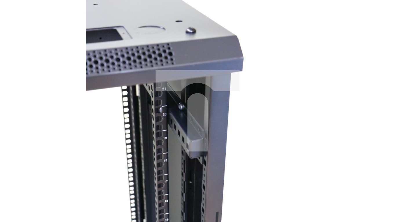Szafa rack stojąca Extralink 27U 600x600 Czarna – Extralink | TIM SA