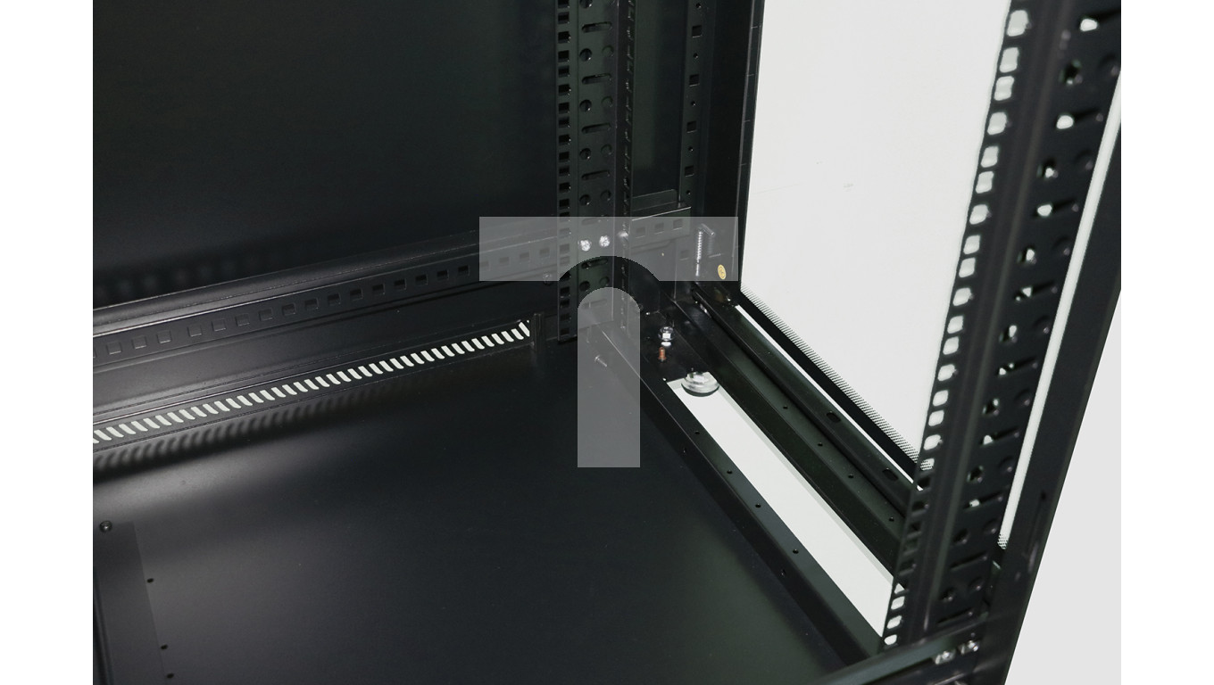 Szafa rack stojąca Extralink 27U 800x800 Czarna – Extralink | TIM SA