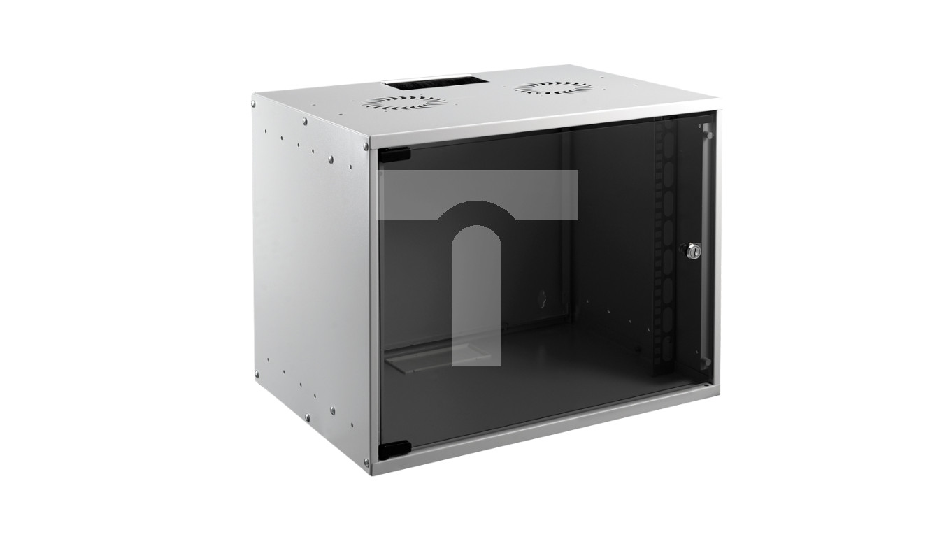 Szafa wisząca RACK 19 9U 600mm szara drzwi szklane SOHO-BOX MIRSAN – MIRSAN | TIM SA